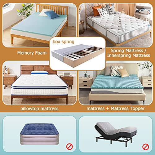 Bedecor Zippered Twin Mattress Protector Cover for 7"-9" Depth Mattress,Fully Encased Liquid Proof Urine Pee Protection Breathable Smooth Incontinence Pet Baby Potty Training