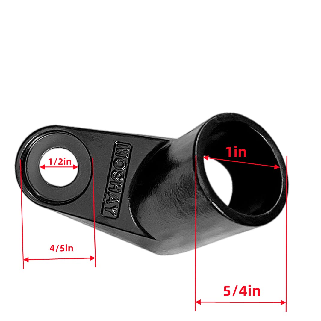 Bike Bicycle Trailer Coupler Attachment Angled Elbow for Instep & Schwinn Bike Trailers,for Kids / Dog Replacement Bicycle Trailer Attachment