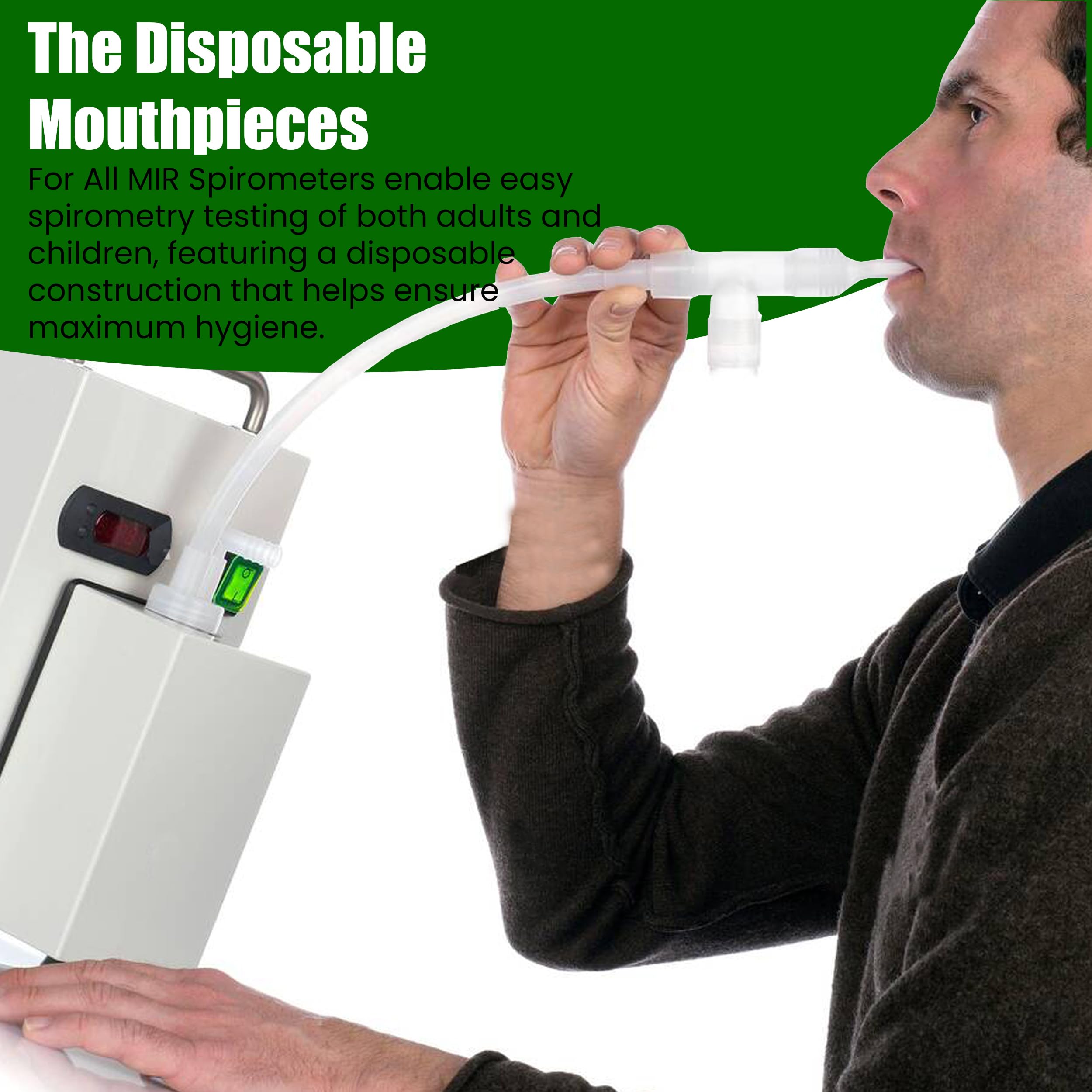 Disposable Spirometer Mouth Tips for The Valsalva Portion Made Specifically for ANS Diagnostic Testing by US Discount Medical Supplies