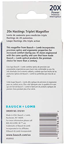 Bausch & Lomb Hastings Triplet Magnifier, 20x