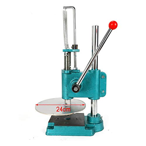 NATICRISI Pizza Dough Press Machine,9.5" Pizza Pastry Press Machine,Household Manual Pastry Press Machine Pasta Maker for Home, Kitchen & Commercial Use