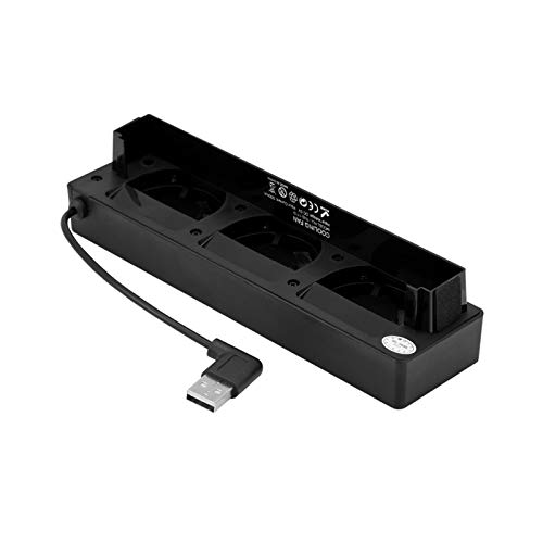 Mxzzand USB Cooling Game Console Easy Installtion Cooling Fan Good erformance Black for Switch NS Console