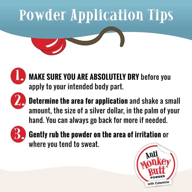 Lady Anti-Monkey Butt Powder with Cornstartch - Net Wt. 6 oz.[Health and Beauty] [Misc.]