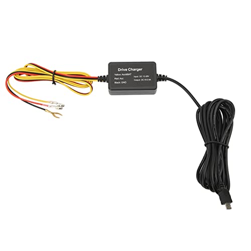 Astibym USB Hard Wire Kit, Easy Installation Overcurrent Protection Safe Dash Cam Hardwire Kit 12V‑28V to 5V for Mirror Cam(Micro)