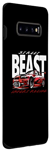 Galaxy S10+ Import Street Racer, Japanese Racing Car, Tuner Car Themed Case
