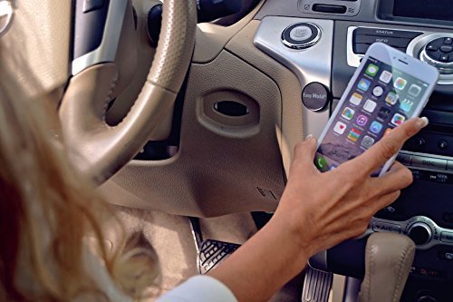 Magnetic Cell Phone Holder By EasyHold - For All Phone Sizes, Apple Or Android - Easy Install On Any Surface Including Desk, Wall, Or Car Dashboard