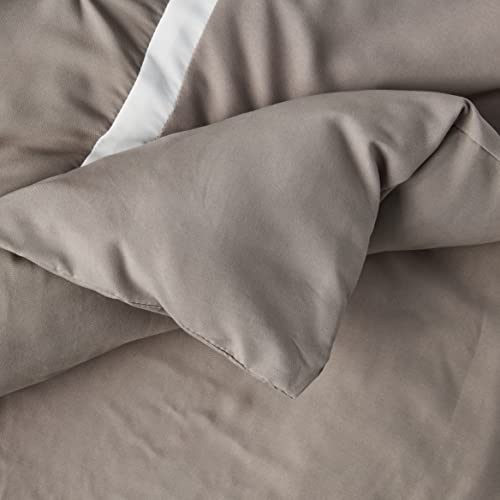 Vermont Grey Queen 8 Piece Comforter Bed in A Bag Set