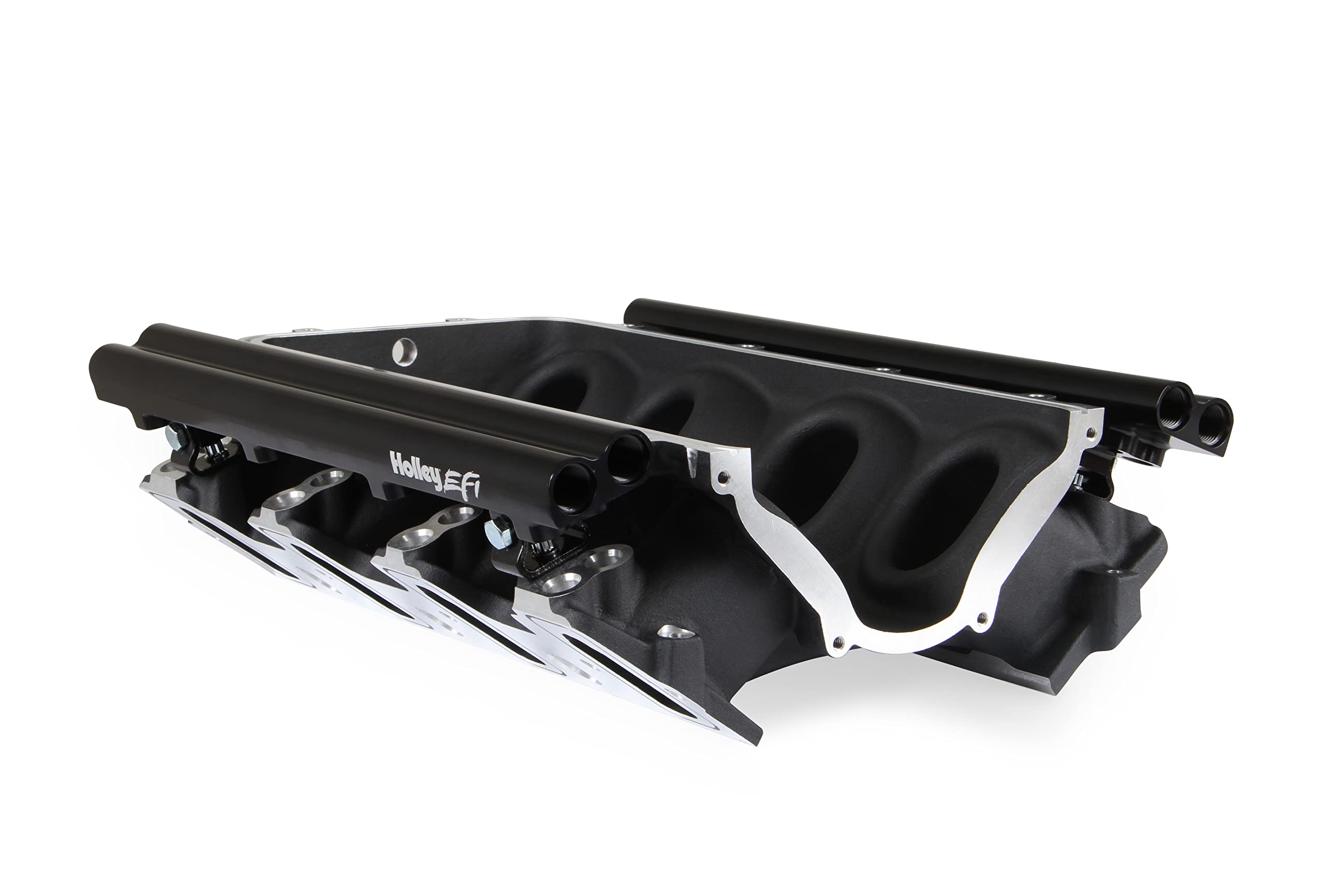 Holley 300-603BK: Base Intake Manifold & Fuel Rails, Ls1 Lo-Ram, Black