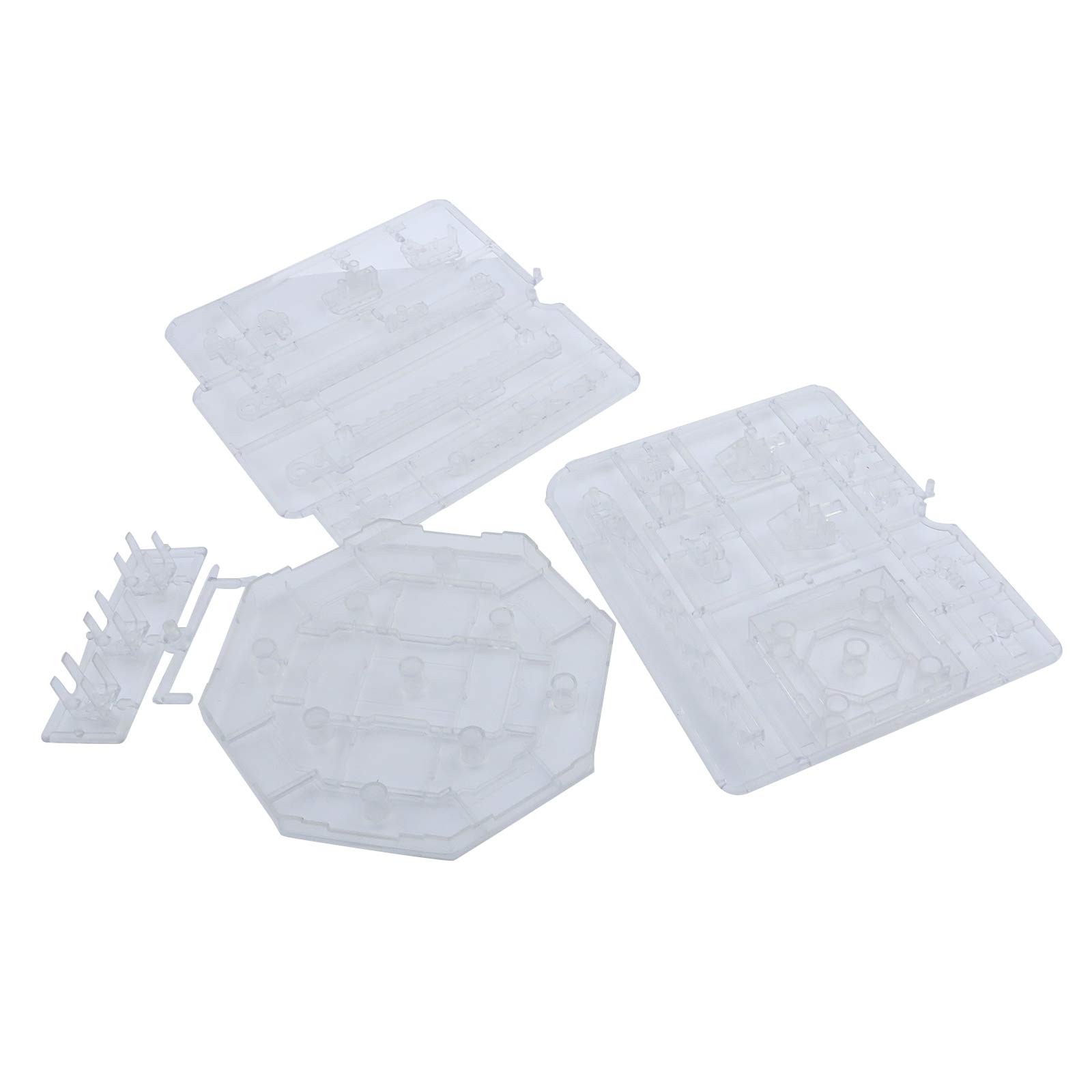 MY MIRONEY 2Pcs Clear Action Base Action Figure Stand Display Stand 1/100