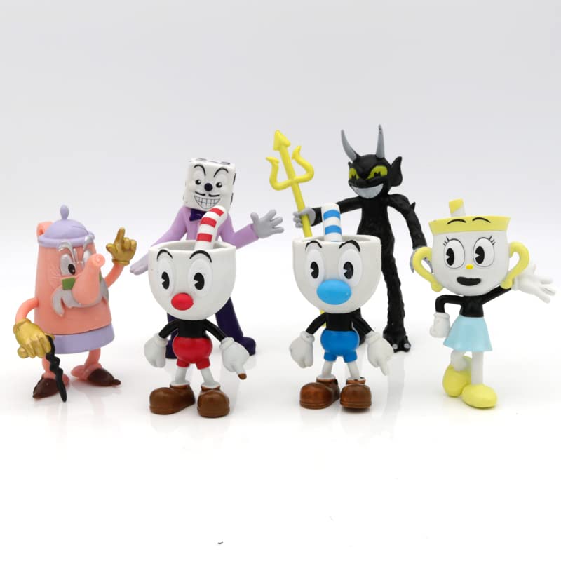 BoneKnight Gaming Action Figures (6Pcs/Set),Gift for Kids Halloween Thanksgiving Christmas Birthday Gifts