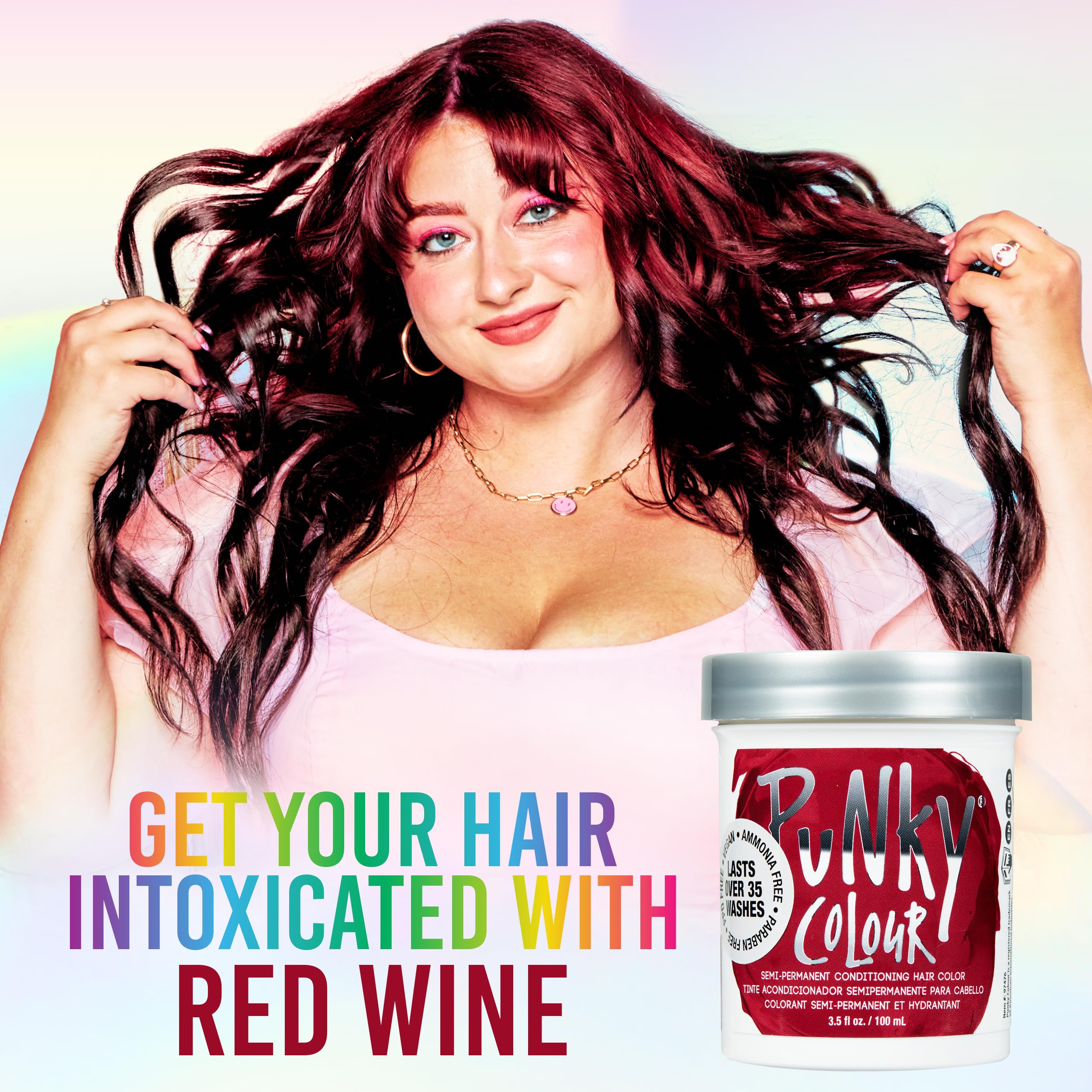 Punky Red Wine Semi Permanent Conditioning Hair Color, 3.5oz