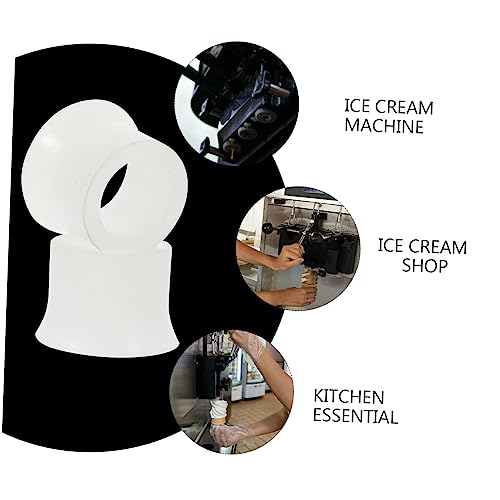 GANAZONO 2Pcs ice Cream Sealing Ring ice Cream Machine Part ice Cream Machine Silicone Ring ice Cream Accessories Store Supplies Silica Gel Soft Serve ice Cream Machine Multifunction White