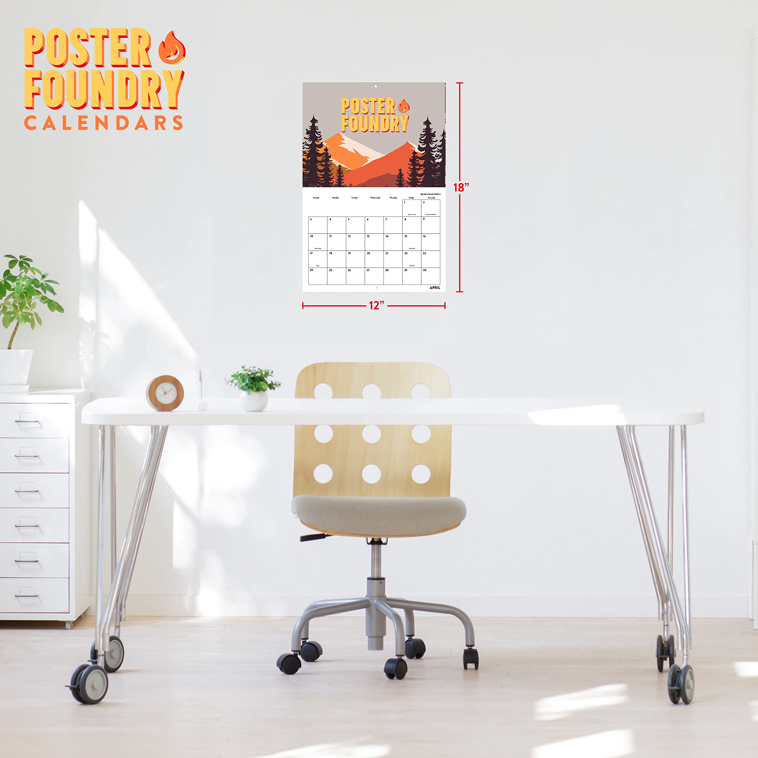 Beach Calendar 2025 Tropical Beaches Ocean Island Seaside Scenes Monthly Wall Calender 12 Month