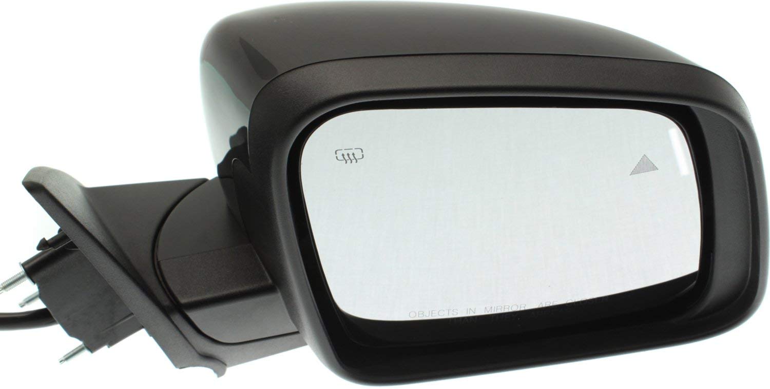Kool Vue Driver & Passenger Side Power Heated Mirrors for Dodge Durango 2011-2022 With Signal Light, Blind Spot Monitor & Memory; Without Auto-Dimming Paintable
