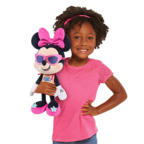 Disney Street Beach Large Plush Minnie Mouse, 19-Inch Stuffed Animal, Officially Licensed Kids Toys for Ages 2 Up, Amazon Exclusive