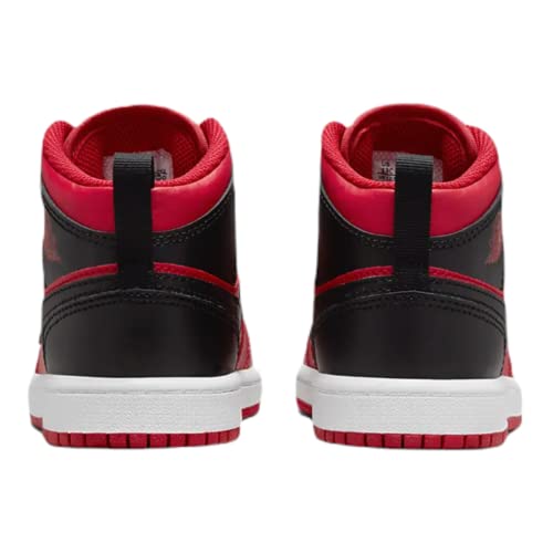 Jordan Boy's Jordan 1 Mid (Little Kid) Gym Red/Black/White 3 Little Kid M