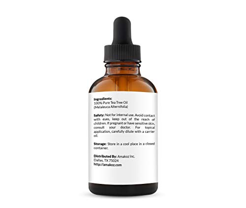 NaturoBliss 100% Pure(4 Fl Oz / 120 ml) -Undiluted Tea Tree Essential Oil, Therapeutic Grade - Perfect for Aromatherapy and Relaxation