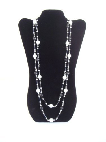 NEW Black Velvet Necklace Jewelry Display Easel 14" H