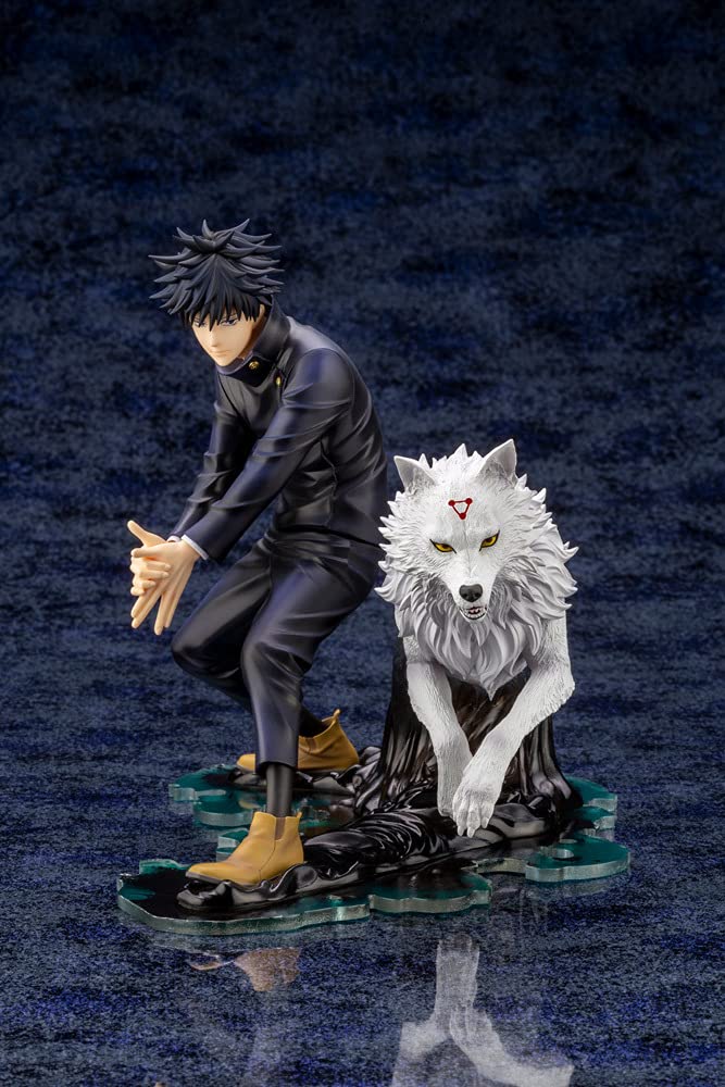 Kotobukiya Jujutsu Kaisen: Megumi Fushiguro ArtFX J Statue, Multicolor, 7 inches