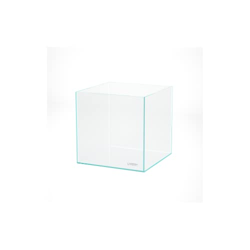 Landen 30C 6.6 Gallon Rimless Low Iron Aquarium Tank, W11.8×D11.8×H11.8 in(30x30x30cm) 5mm Thickness with Nano Foam Leveling Mat Included