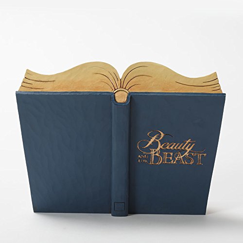 Disney Traditions by Jim Shore “Beauty and the Beast” Storybook Stone Resin Figurine, 6”