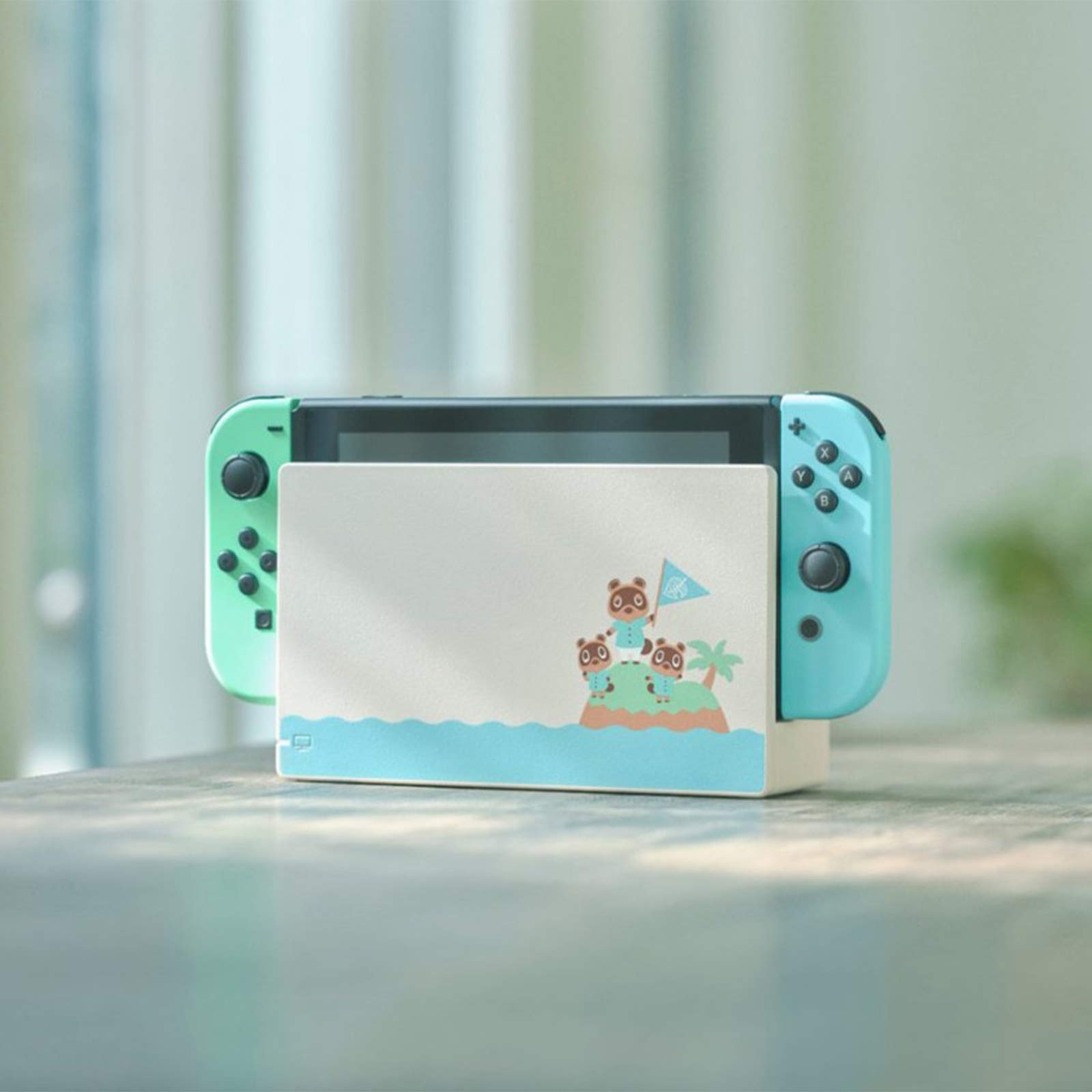 Nintendo 2021 Switch Console Family Holiday Set - Animal Crossing, 6.2" Touchscreen LCD Display, Bluetooth + 128GB MicroSD Card