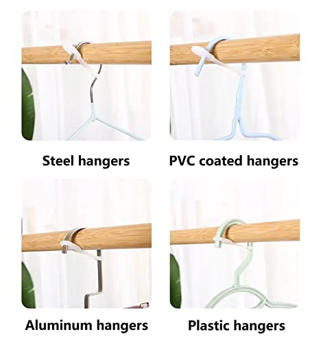 IKITRAEE Multifunctional Hanging Clips,Clip with Hook,Single Clip,Clip with Buckle, Towel Clips, Sock Clips,Multifunctional Clothespins. (White)