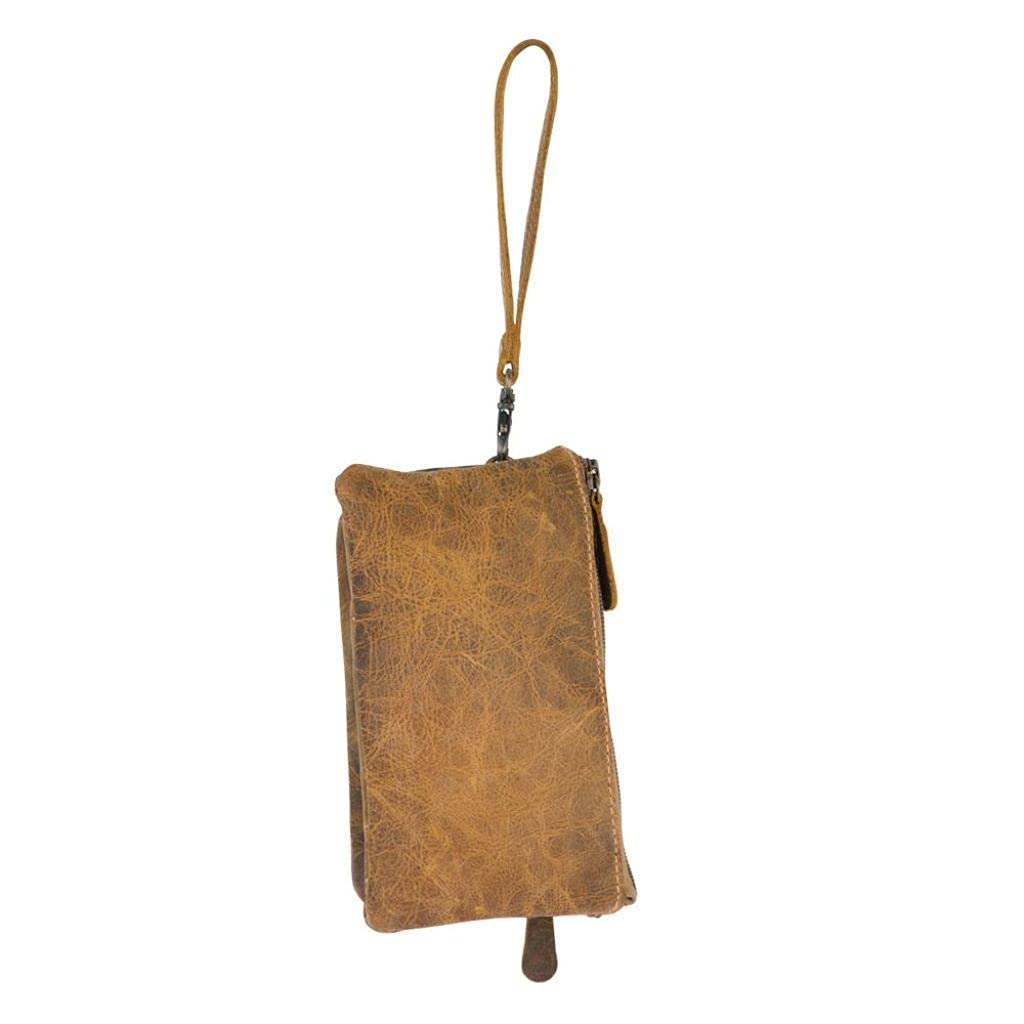 Myra Bag Brown Orchestra Small Leather Bag Upcycled Leather S-2216