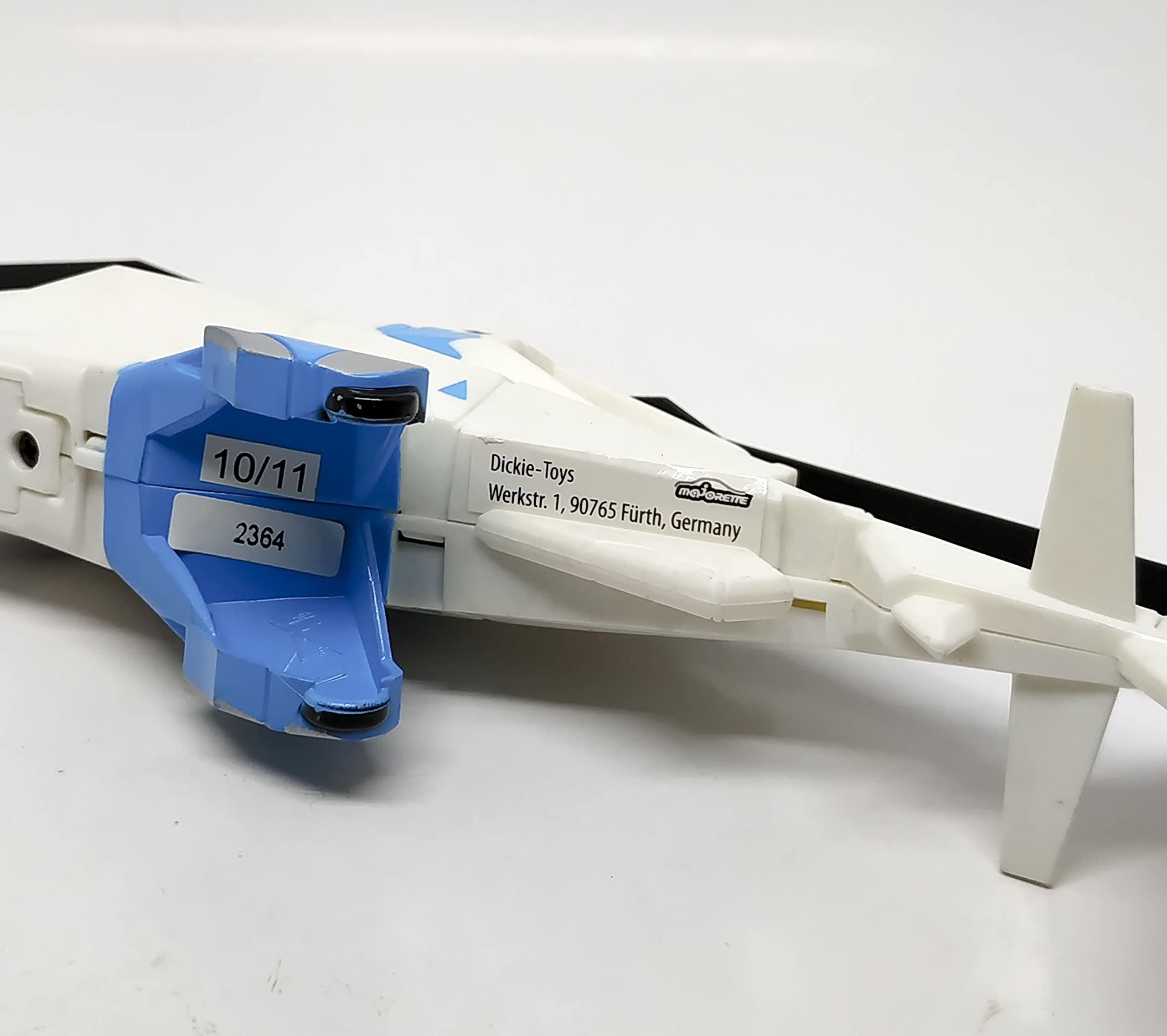 Majorette Helicopter Ambulance White Plastic Model Size 8 inches no Package