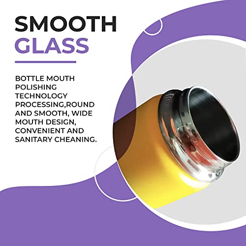 ILSM Hydro Double Wall Vacuum Flask Stainless Steel Insulated Water Bottle (18, multicolored) Multicolor