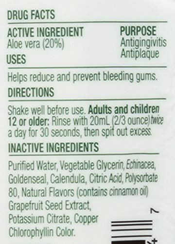 Natural Dentist Anti Gingivitis Rinse Healthy Gums Peppermint Twist, 2 Ounce