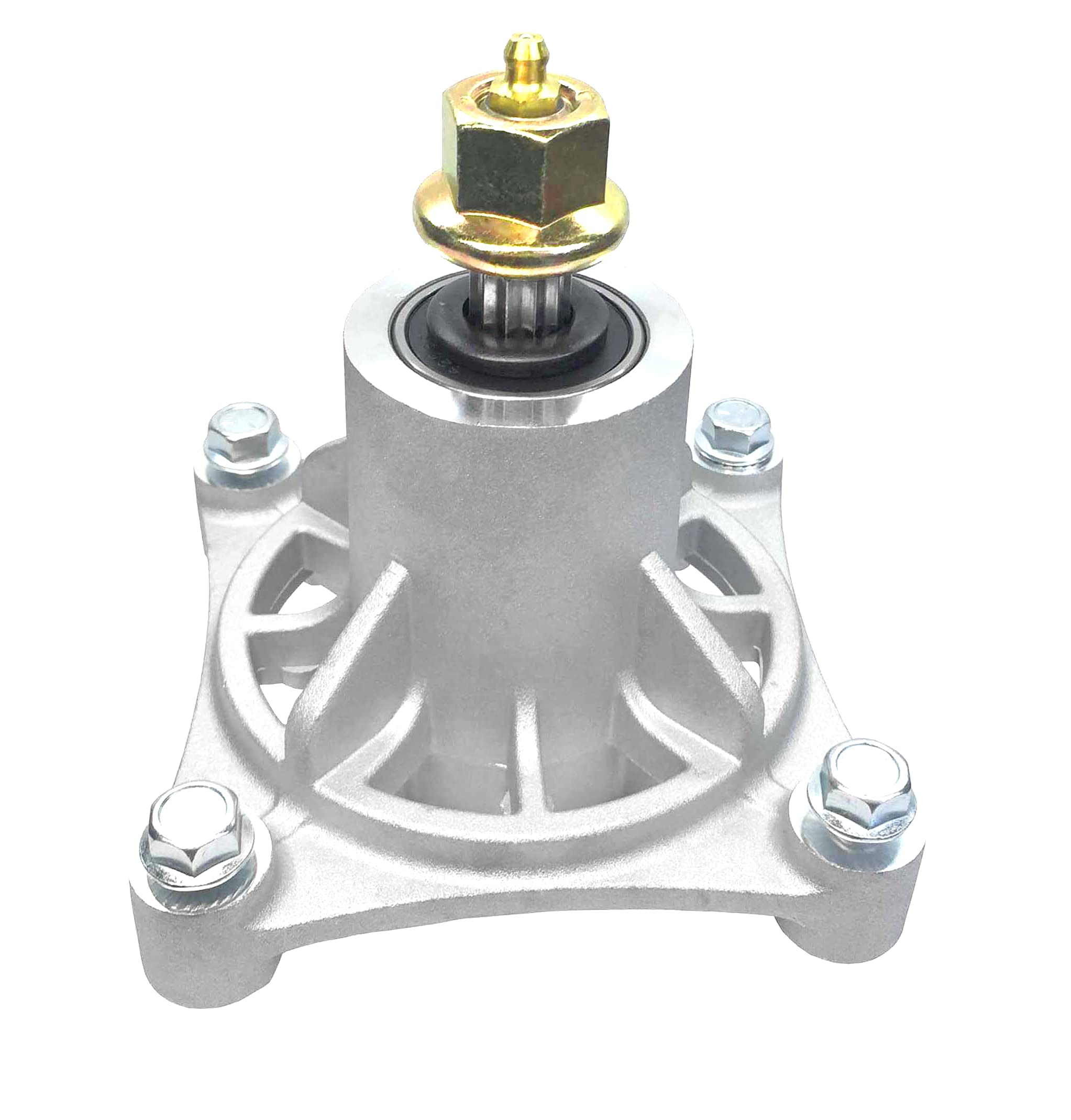 Blade Spindle Assembly replaces AYP 174356 174358 532 17 43-56 With Mounting Screws and Blade Mounting Bolt Fits AYP 48" Decks 2002 & Newer, Mounting Holes are Threaded, Bearing pre-filled grease