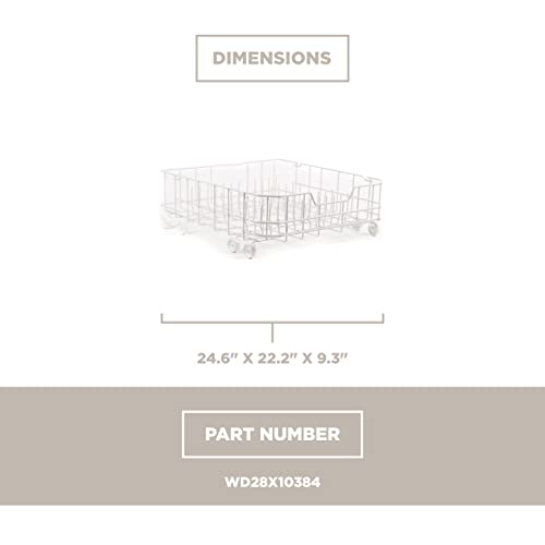 GE Appliances WD28X10384 Dishwasher Dishrack, Lower