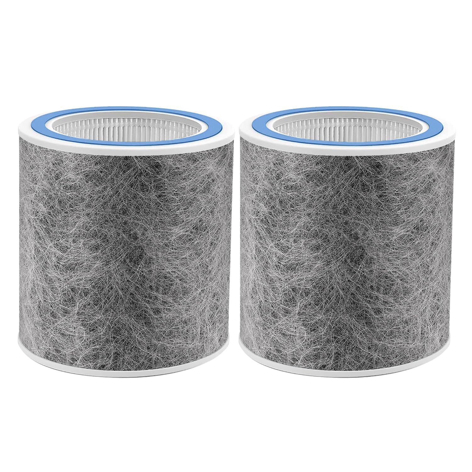 Makeufre HP102 Replacement Filter, Compatible with Shark Air Purifier Model HP102PET, HP132, HP152 & HC450, HC451, HC452, HC455, Part # HE1FKPET, HE1FKBAS, HE1FKBASMB, 2 Pack