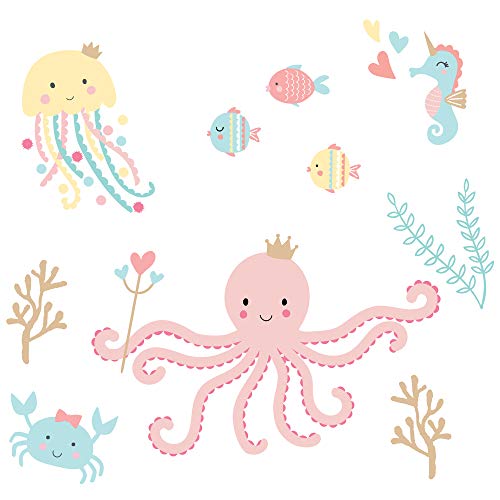 Bedtime Originals Ocean Mist Wall Decals, Multicolor