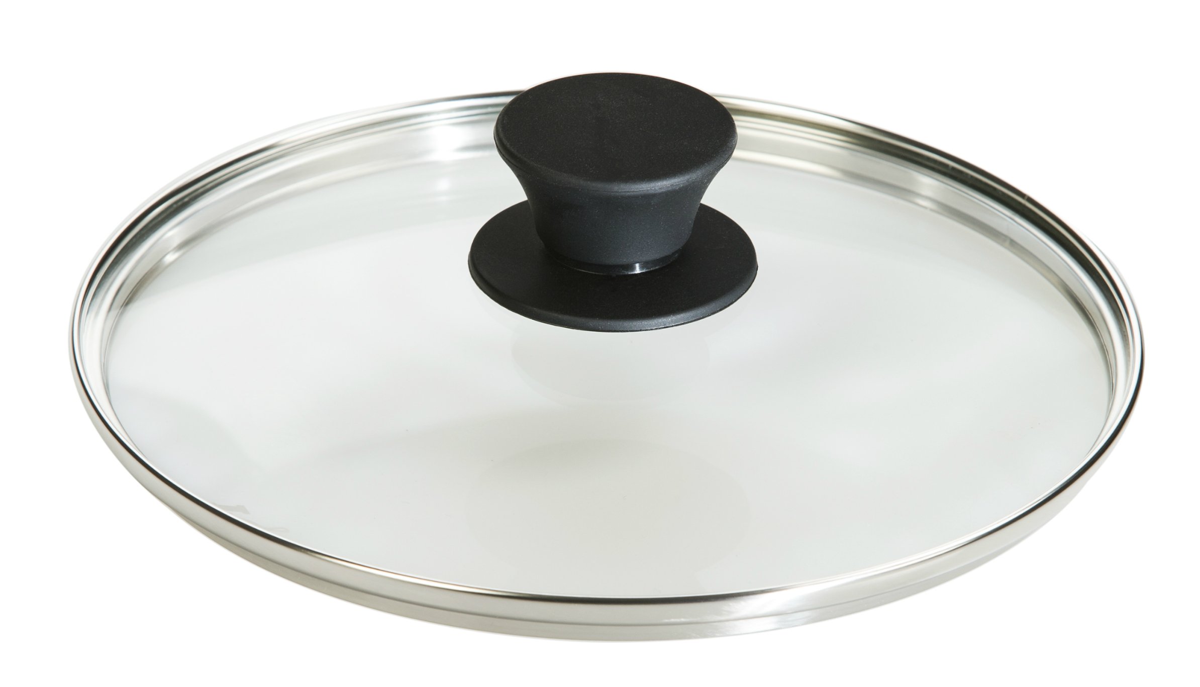 Lodge Seasoned Cast Iron Skillet with Tempered Glass Lid (8 Inch) - Cast Iron Frying Pan with Lid Set