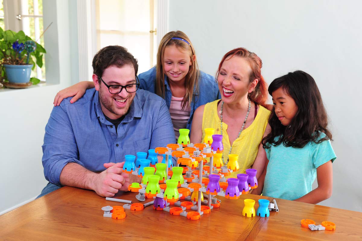 Gridopolis - A 3D Tabletop Strategy Game : Family-Friendly 1-4 Player Innovative Board Games for Adults, Teens & Kids Ages 8+ (Great for STEAM Learning)