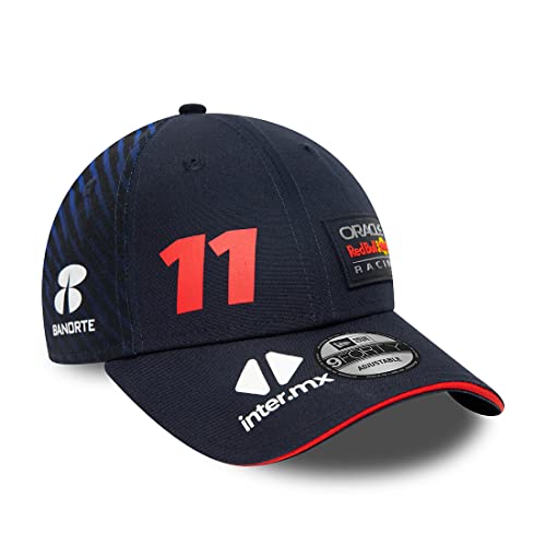 New Era Sergio Czech Perez Driver Cap Red Bull Racing F1 9Forty Adjustable for Kids, Navy blue, Talla Ășnica