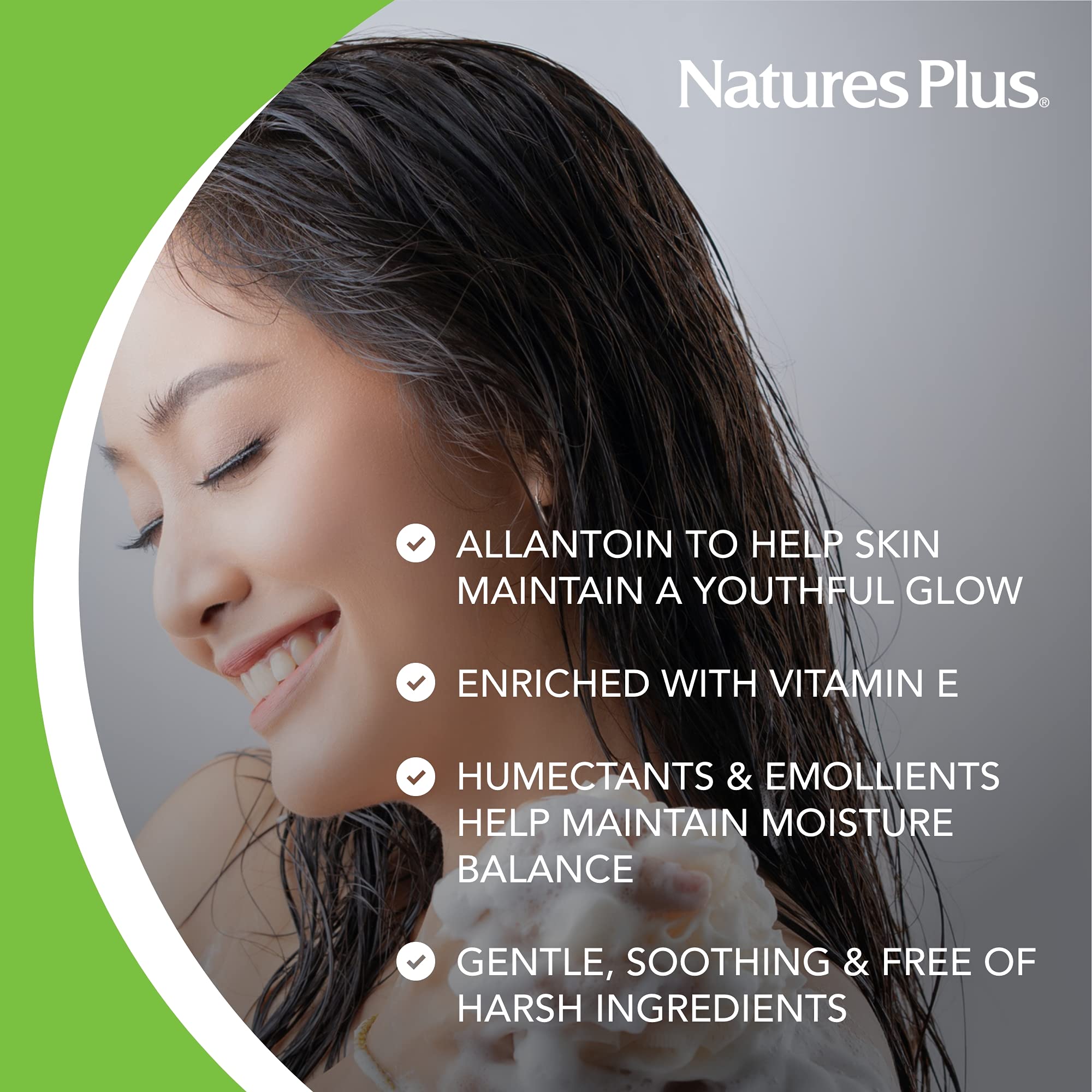 Natures Plus Natural Beauty Cleansing Bar - 3.5 oz, Pack of 3 - Cleanse, Soothe & Protect Skin - With Vitamin E, Allantoin, Humectants & Emollients