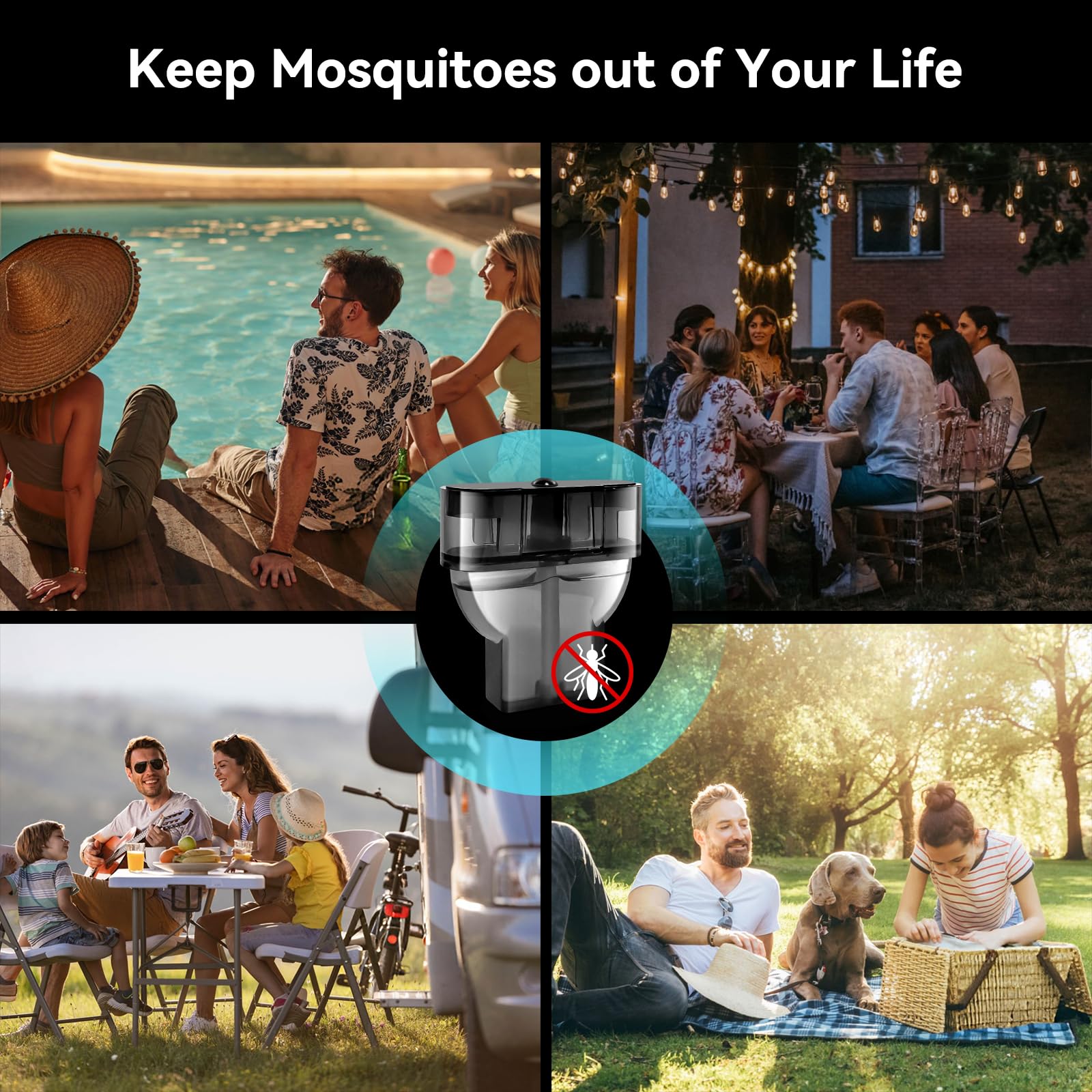 Blooven Rechargeable Mosquito Repeller Refills; Advanced Repellent Formula Provides 20 Foot Protection Zone; Compatible with Thermacell E-Series & Radius Only; No DEET, Spray or Flame