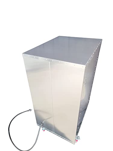 HeatMax 4 Foot Food Warmer Holding Cabinet for 9 Full Size Sheet Pans, for Churches, Schools, Catering, Can Be Used as a Basic Proofer, Made in USA with Service and Support