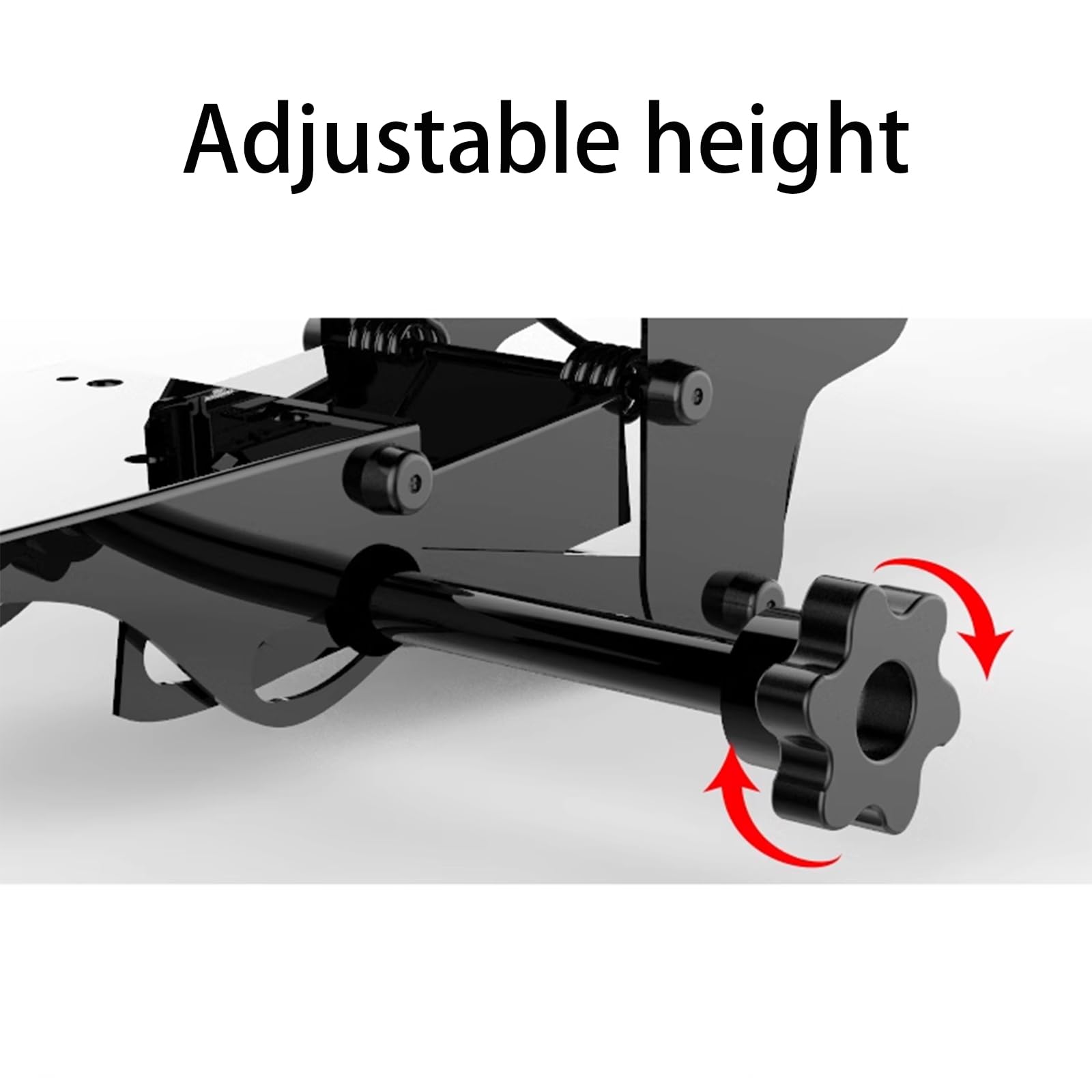 BBAUER Adjustable Keyboard Tray, Under Desk Keyboard Tray, Ergonomic Keyboard Tray, with Wrist Rest Pad, Easy Install Keyboard Stand