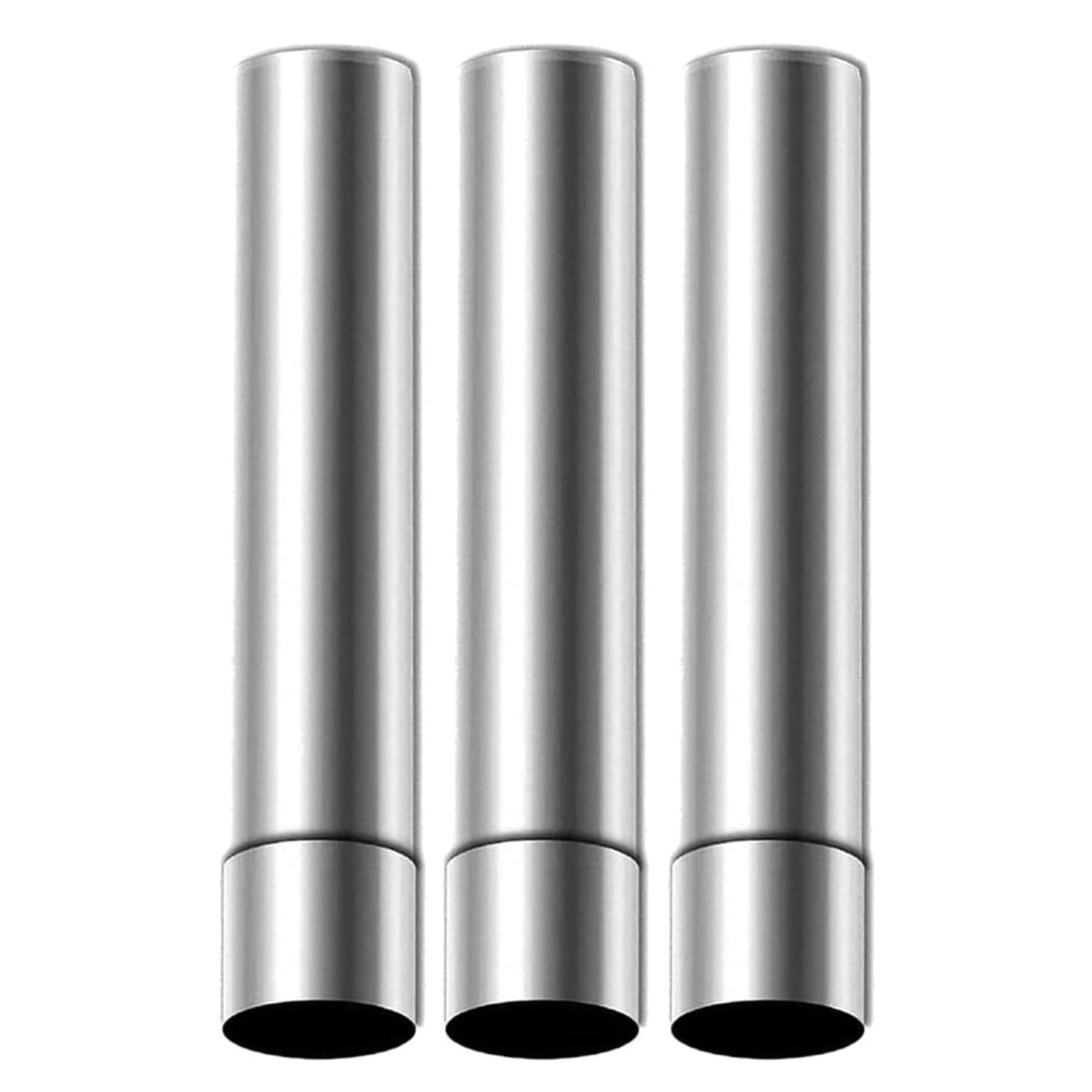 DoDoGear Wood Stove Pipe(3pcs) Stovepipe with Damper Thickened Camping Stove Pipe Spark Arrester 2.36inch Kit