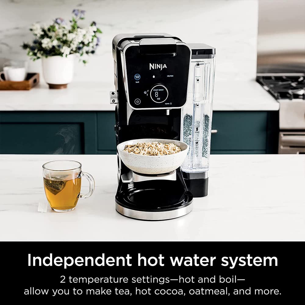 Ninja CFP301 DualBrew Pro Specialty 12-Cup Drip Coffee Maker (Renewed) Bundle with 3 YR CPS Enhanced Protection Pack