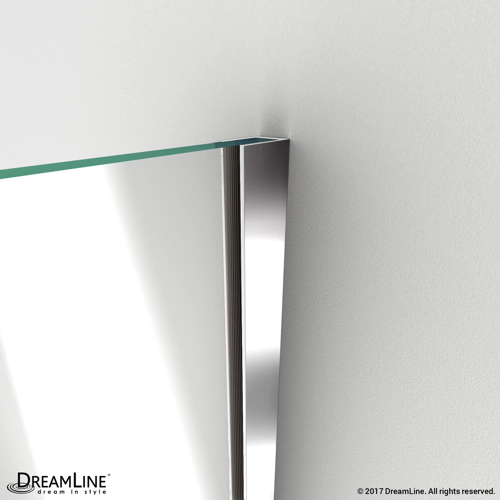 DreamLine Unidoor-X 31 in. W x 72 in. H Frameless Hinged Shower Door in Oil Rubbed Bronze, D12572-06