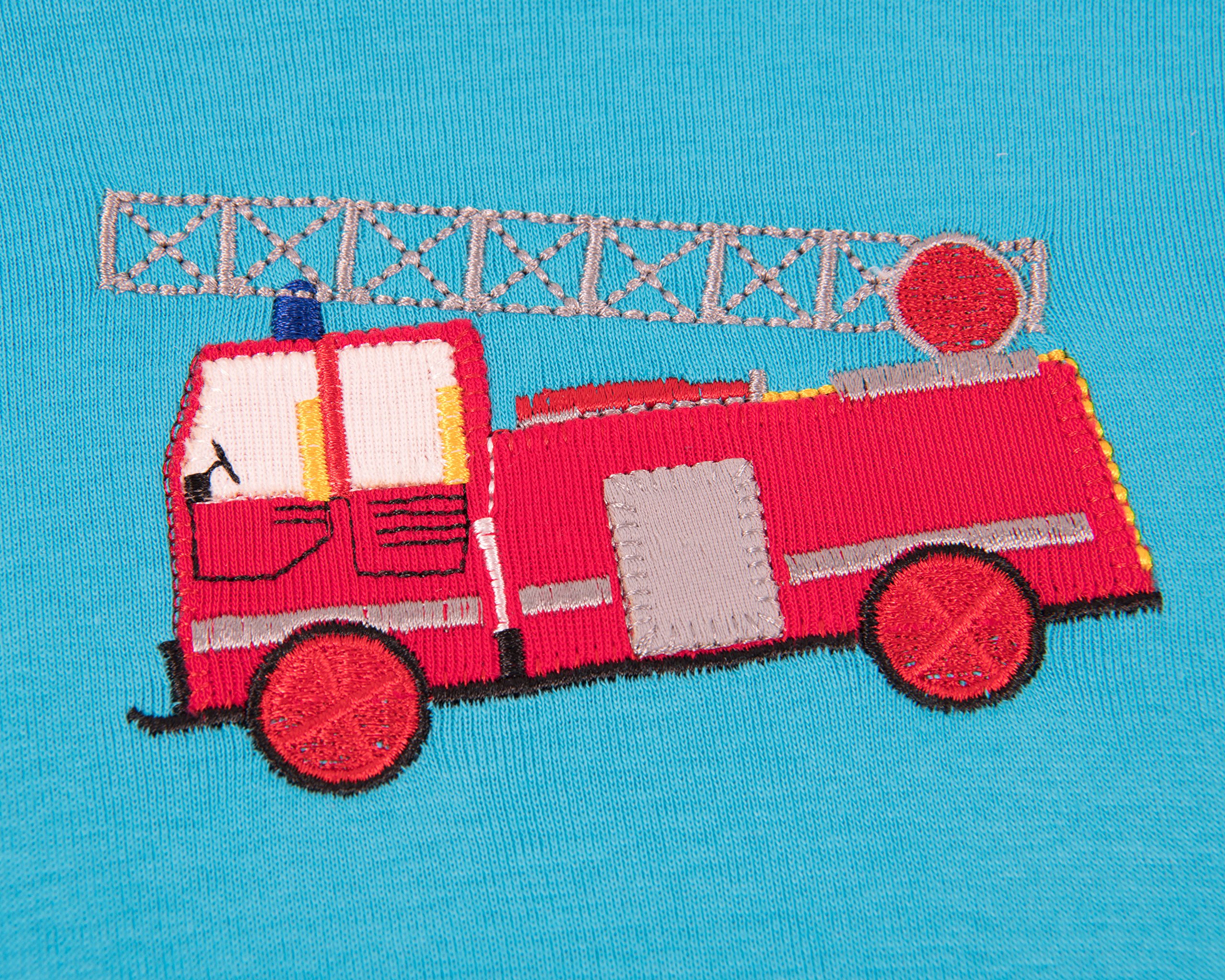 Leveret Fire Truck 2 Piece Pajama Set 100% Cotton 2 Years