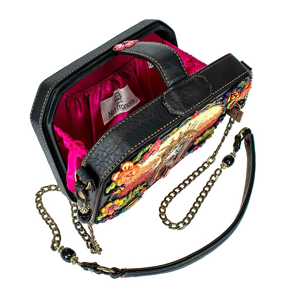 Mary Frances womens Artisan Crossbody Handbag Sling Bag, Multi, Small US