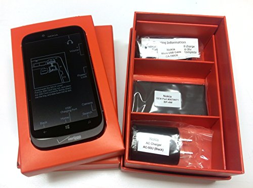 Nokia Lumia 822 GSM Verizon CDMA 4G LTE Windows Smartphone -Black