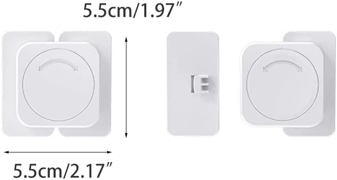 Cabinet Locks for Babies Baby Proofing Cabinet - YAWALL 4 Pack Invisible Latches Locks, Suitable for Cabinets, Drawer, Refrigerator and so on.