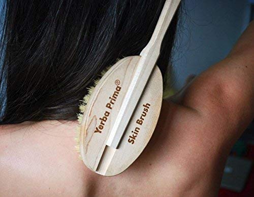 Yerba Prima Tampico Skin Brush for Exfoliation and Blood Circulation - 1 Brush